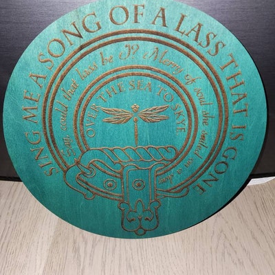 Outlander Sign/outlander Gift/celtic Blood Vow/outlander Vow/scotland ...