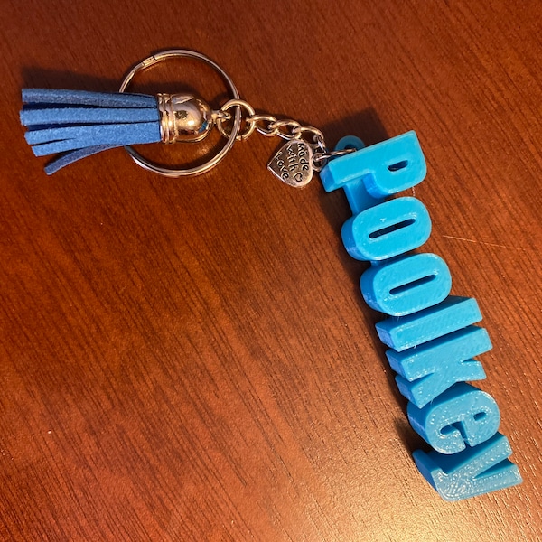 Custom Name Keychain, 3D Printed Bag Charm, Personalized Gift - Etsy
