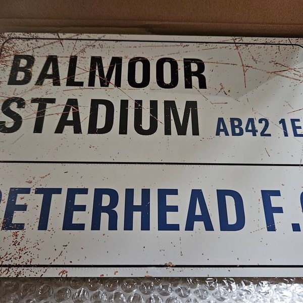 Personalised Football Stadium Sign, Add Your Favourite Team, Wall Decor ...