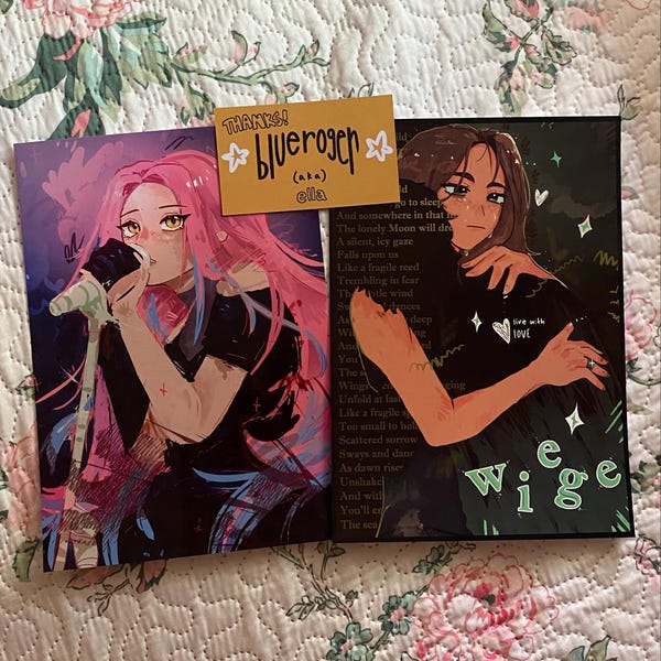 Alien Stage / ALNST Inspired Mini Prints V2 (ft. Mizi) - Etsy