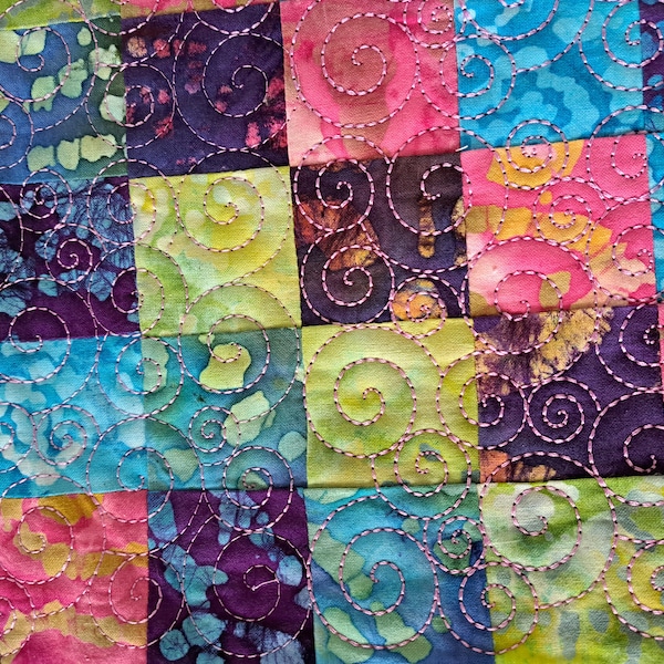 Swirl Quilt Block Embroidery Design. Quilt Block Pattern. Quilting ...