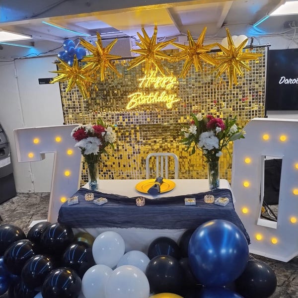 50''gold 8 Arm Metal Cluster Candle Holder, Tall Stand Glass Candles ...