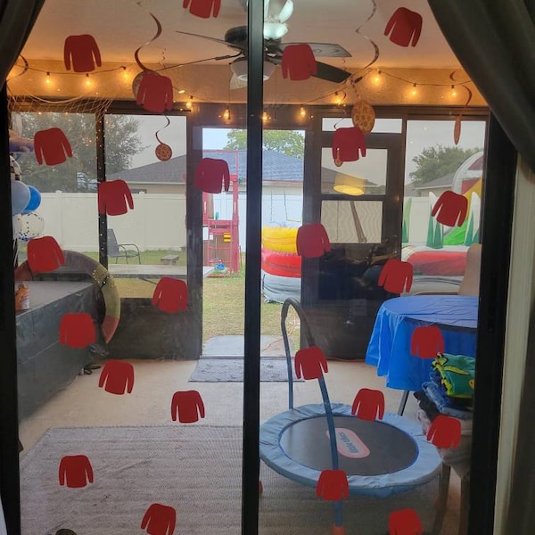 Custom Jersey Paper Cut Outs Set of 25 - Etsy