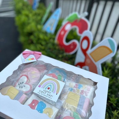 Printable A Little Treat to Make the First Day Sweet Tag Back - Etsy