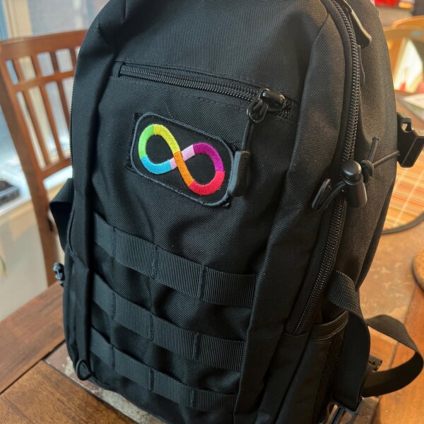 Autism Acceptance Infinity Loop Patch | Autism Awareness Embroidered ...