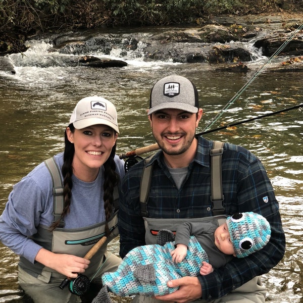 Crochet Rainbow Steelhead Trout Bass Fish Costume for Baby, Cocoon and ...
