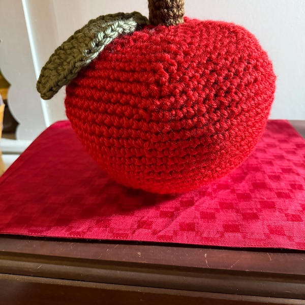 Apple Pillow Crochet PDF Pattern [digital Pattern ONLY] - Etsy