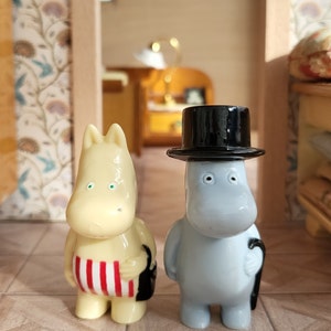Moomin Ceramic Statues Moomintroll Moominmamma and - Etsy