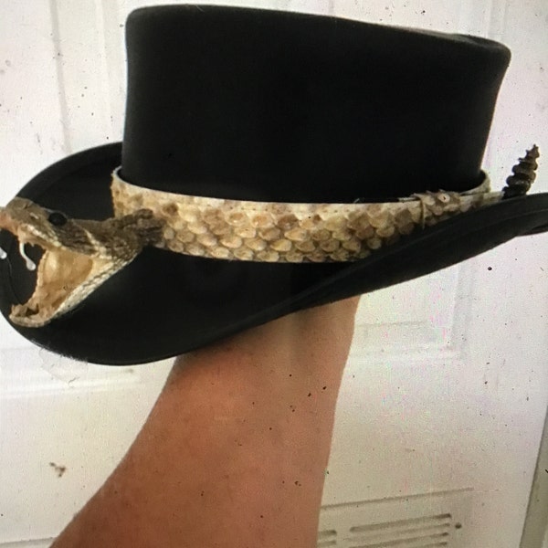 Genuine Rattlesnake Head and Rattle Hatband, Usually, Item(s) in Stock ...
