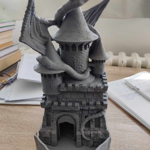 Dice Box for Dungeons and Dragons, Dice Vault Like 3d Print Dnd Gifts ...