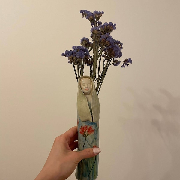 Crazy Family Ceramic Bud Vases • Pottery Vases for Dried Flowers ...