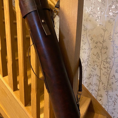 Leather Blueprint Tube PDF Pattern, Leather Map Case for Documents and ...