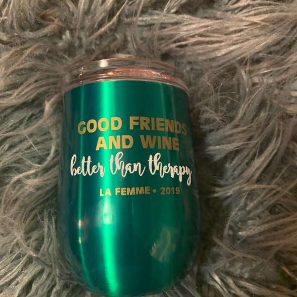 Girls Weekend Decals | Better Than Therapy | Vinyl Decals for Wine ...