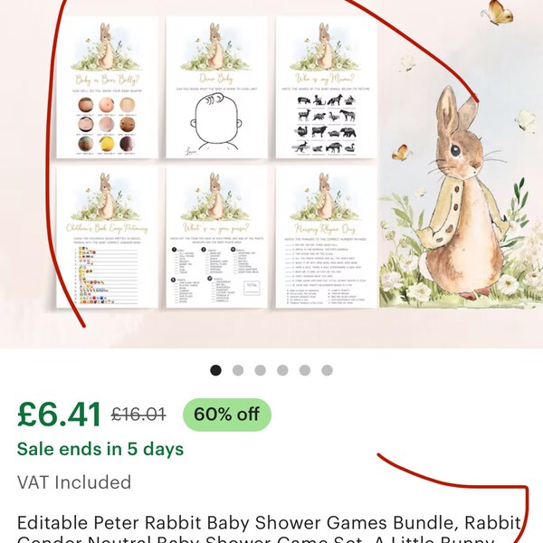 Editable Peter Rabbit Baby Shower Games Bundle, Rabbit Gender Neutral ...