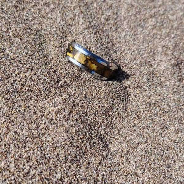 Real Tigers Eye Band, Tiger's Eye Band, Tigers Eye Ring, Push Gift ...