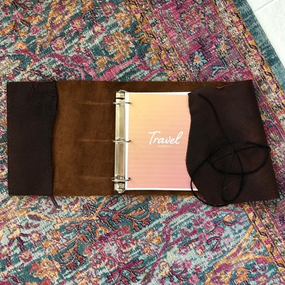 Soft Ring Binder, Leather Folder, Soft Leather Binder, Document Holder ...