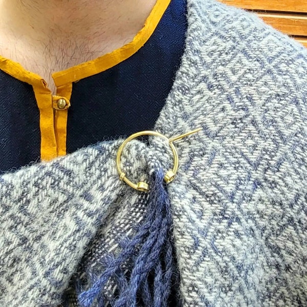 Viking Saxon Penannular Fibula Cloak Pin Brooch - Etsy UK