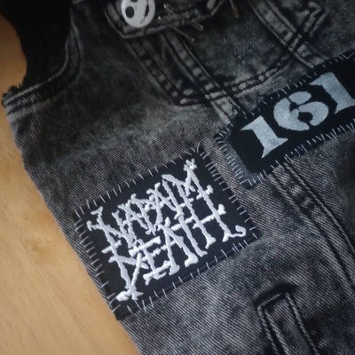 DISCHARGE Back Patch two Option - Etsy
