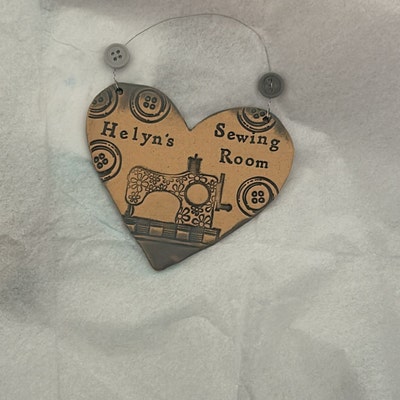 Cwtch Mini Ceramic Bunting With Buttons. Made in Wales, UK. Free UK P&P ...