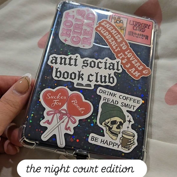 Holographic Stars E-reader Skin, Removable Kindle Paperwhite, Adhesive ...