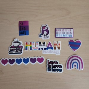 Gender-fluid Gender Fluid Pride Sticker Set LGBTQ Stickers - Etsy