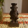 Statue of the God Bes the Dwarf, Protector of Households, and in ...
