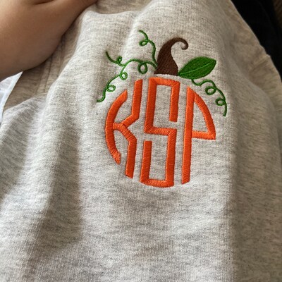 Fall Sweatshirt, Embroidered Shirt, Quarter Zip Sweatshirt, Monogrammed ...