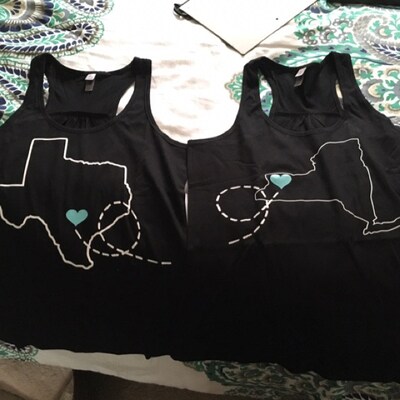 Best Friend Matching Shirts BFF Long Distance Going Away - Etsy