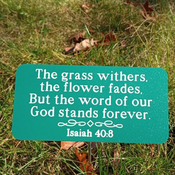 Custom Engraved Garden Sign With Stake, Outdoor Garden Signs, Engraved ...