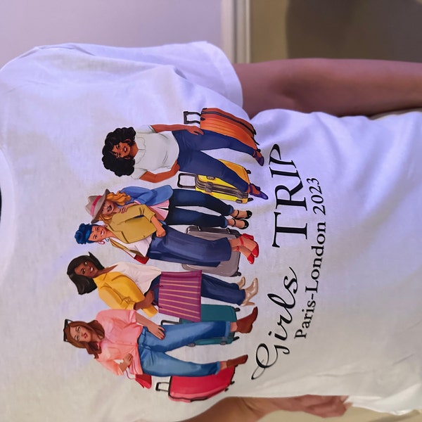 Girls Trip Shirt, Vacation Shirt, Girls Travel Adventure Shirt, Ladies ...