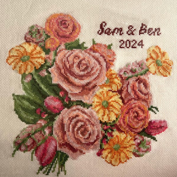 Lilac Tree Shrub Cross Stitch Bookmark Pattern, Floral Embroidery PDF ...