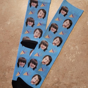 Custom Face Socks Photo Personalized Socks Faces on Socks - Etsy