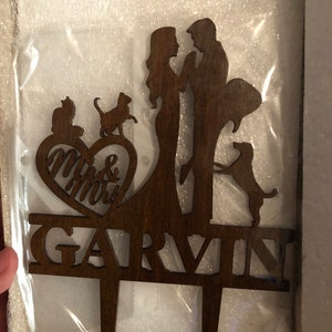 Lumberjack Wedding Cake Topper Logger Cake Topper Bride | Etsy