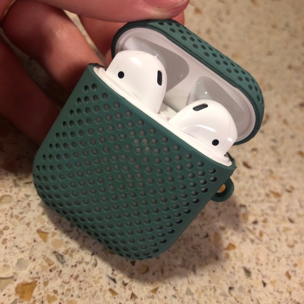 Mesh Matte Green AirPod Case, Airpods Keychain Case, AirPod Pro Case ...