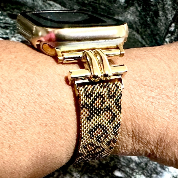 Starlight Mist Braided Nylon Apple Watch Band Ultra 38 40 41 42 44 45 ...