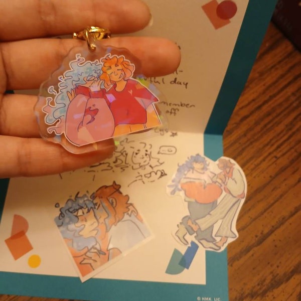 TWST Jamil & Azul Keychain - Etsy