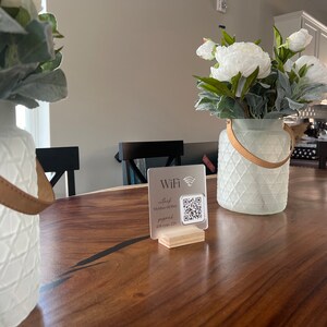 Wifi QR Code With Base Wifi Sign Scan for Wifi Custom 5x5 Wifi Sign for ...