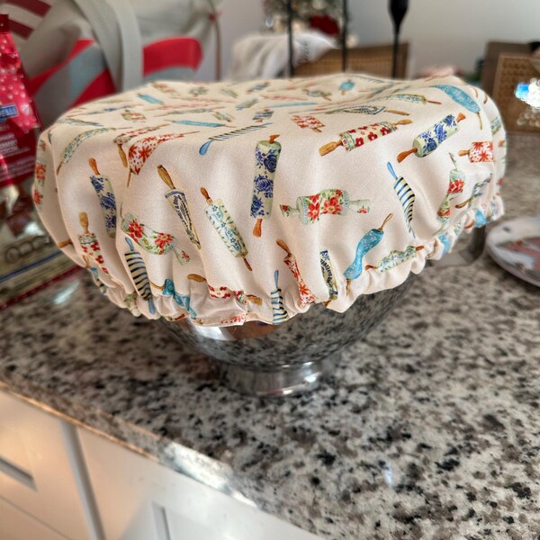 Reusable Fabric Bowl Covers ~ Multiple Sizes! Available in Waterproof ...