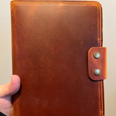 Classy Leather Checkbook Cover for Executives, Business Owners, Gift ...