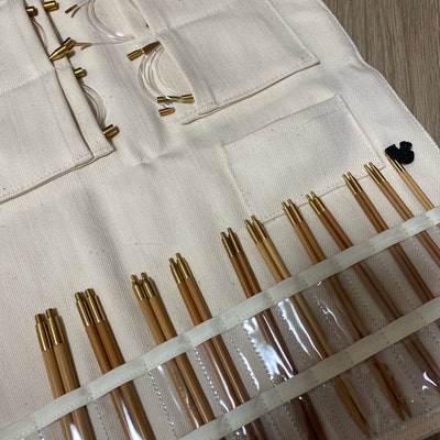 Seeknit Koshitsu Premium Set 2, Bamboo Interchangeable Circular Knitting Needle, 5 Inch / 12.5 ...