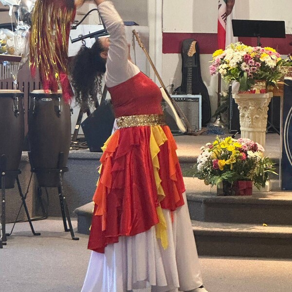 Christian Dance Dress With Princess Cut/ CLEARANCE Liturgical Dress ...