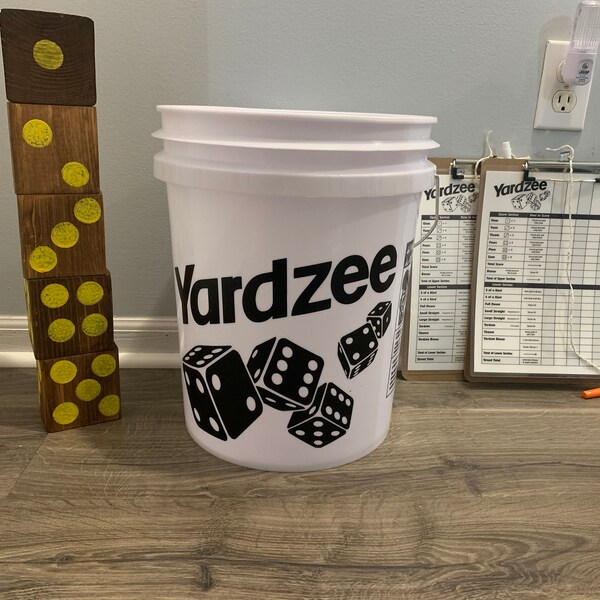 Yardzee (yahtzee) - Digital Cut File & PDF Score Card, Score Sheet, SVG ...
