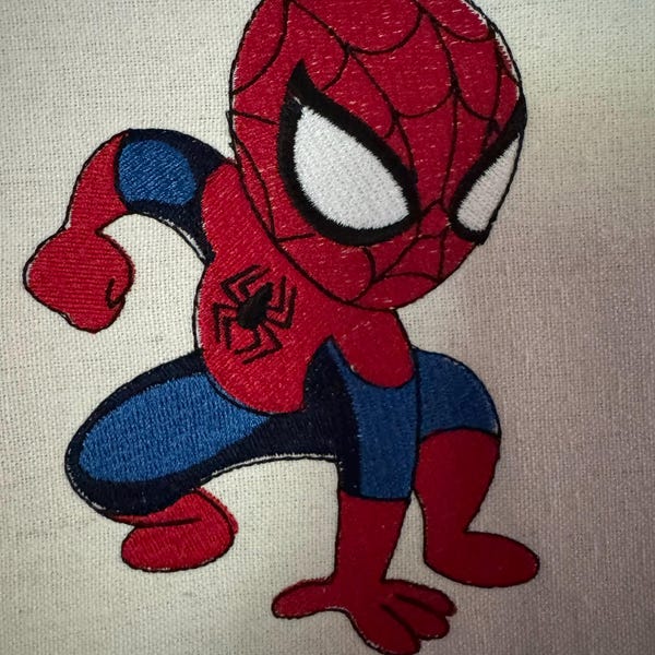 Spiderman Embroidery Design, Spider Man Machine Embroidery File ...