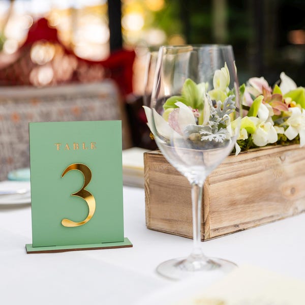 Wooden Wedding Table Number - Wedding Table Decor, Rustic Country ...