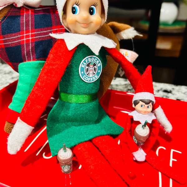 Mcelves Fast Food Display, Elf Props, Costume for Elf Dolls, Elf ...