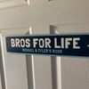 Bros for Life Sign, Custom Boy Brothers Name Bedroom Sign, Personalized ...
