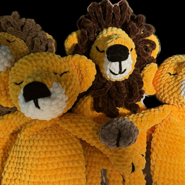 Sleepy Lion Rag Doll Crochet Pattern / Ragdoll / Zoo Animals / Safari ...
