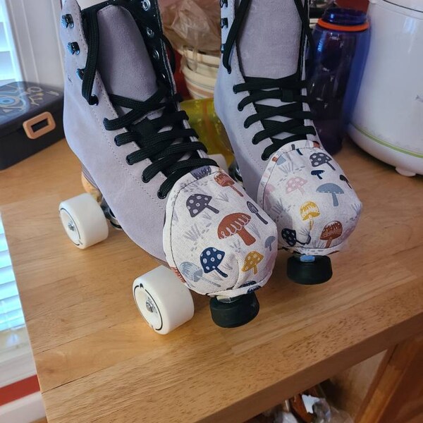 FAST CAP Roller Skate Toe Guards. Roller Skate Toe Caps ~ Mushrooms - Etsy