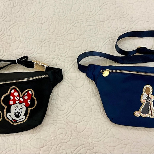 SEWN ON Patched Disney Princess Fanny Packs- Cinderella Fanny Pack ...