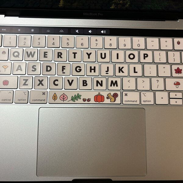 Autum MacBook Keyboard Laptop Stickers Keyboard Decal MacBook Air 13 ...